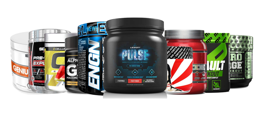 Top Ten Pre Workouts for 2019 - RAW Built Tech